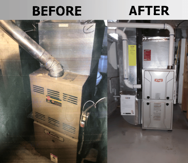 Before & After Pictures | Sears Heating & Cooling | Columbus, Ohio